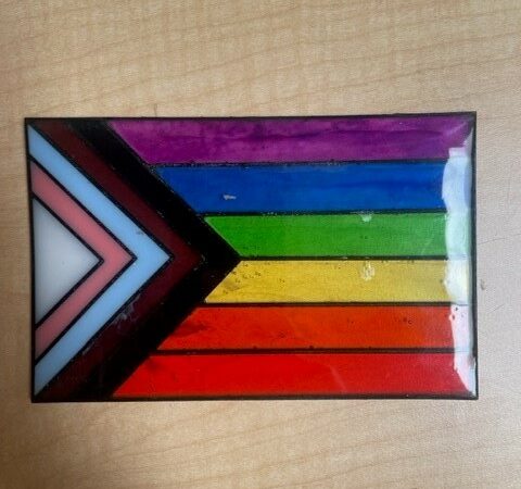 Stained Glass Resin Pride Flag | Visit Helena, Montana