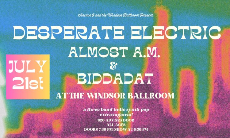 Desperate Electric, almost a.m. and Biddadat LIVE at the Windsor ...